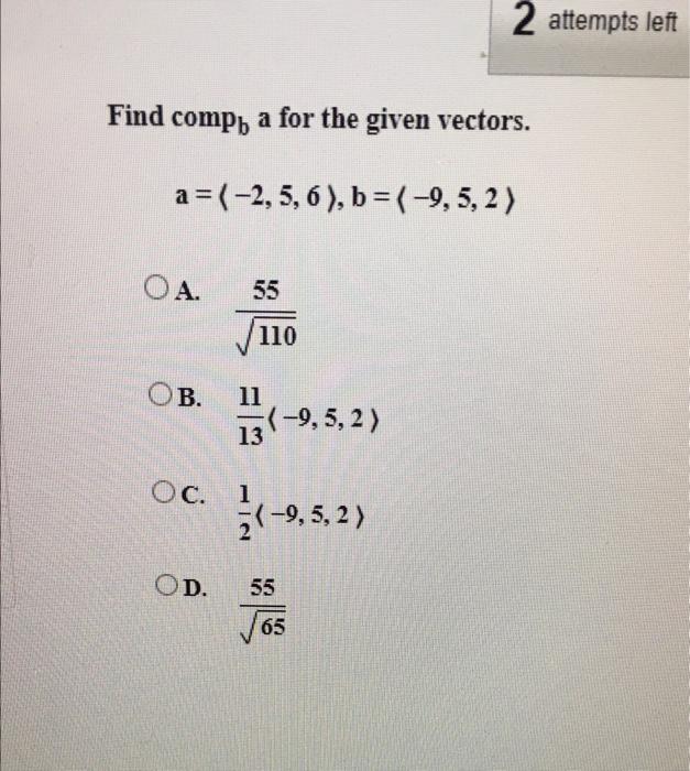 Solved 2 attempts left Check my work Find the parametric | Chegg.com