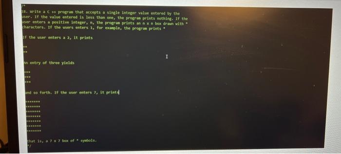 Solved iser. If the value entered is less than one, the | Chegg.com