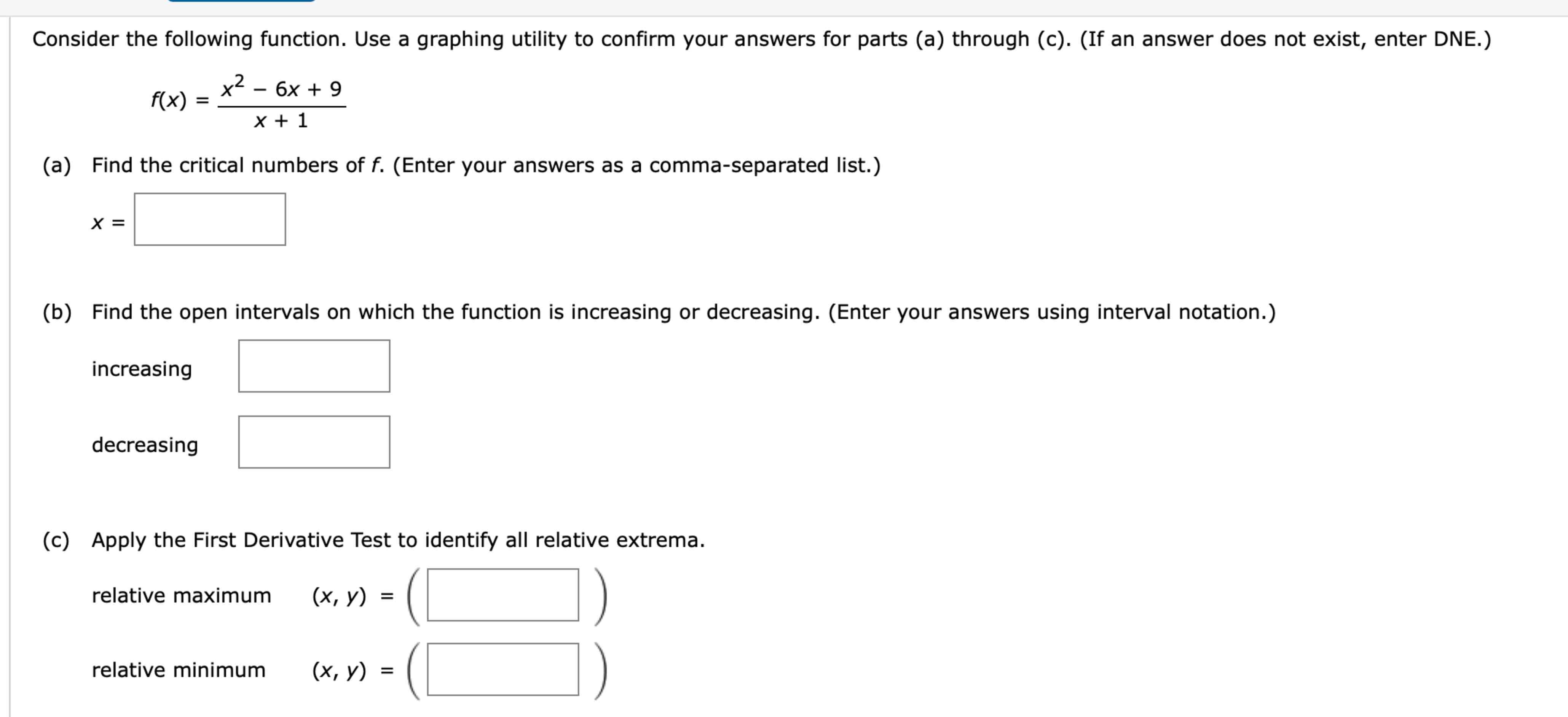 Solved Consider the following function. Use a graphing | Chegg.com
