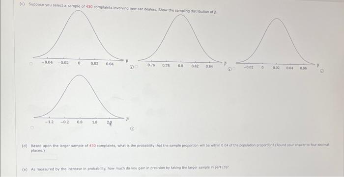 Solved the population proportion of complaints settled for | Chegg.com Solved the population proportion of complaints settled for | Chegg.com