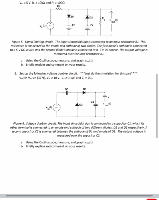 Solved 3. Set up the following circuit. Vin(t)= Vn sin | Chegg.com