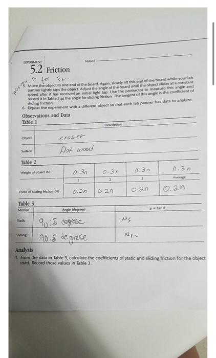 Solved D5. Move the object to one end of the board. Agin, | Chegg.com