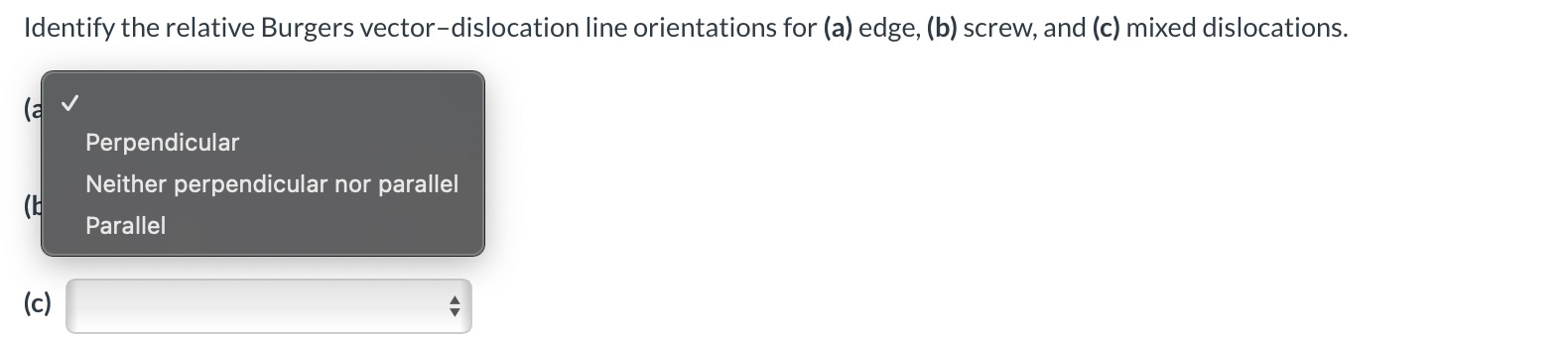 Solved Identify the relative Burgers vector-dislocation line | Chegg.com