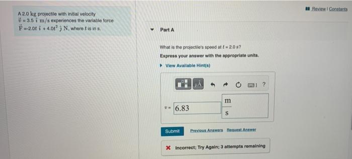 Solved Review Constants Part D Learning Goal: To practice | Chegg.com