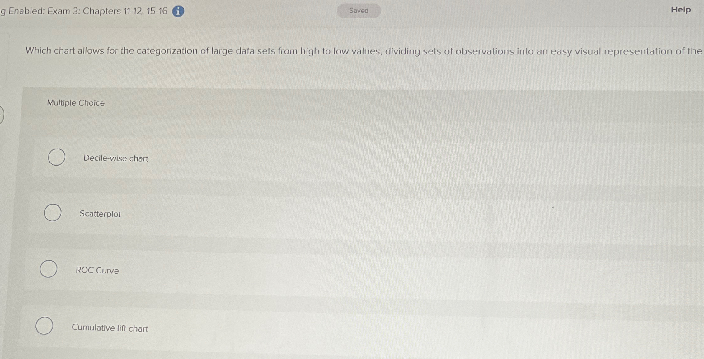 Solved g Enabled: Exam 3: Chapters | Chegg.com