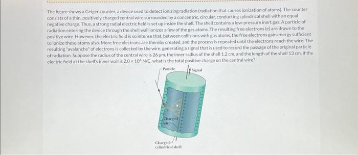 Solved The figure shows a Geiger counter, a device used to | Chegg.com