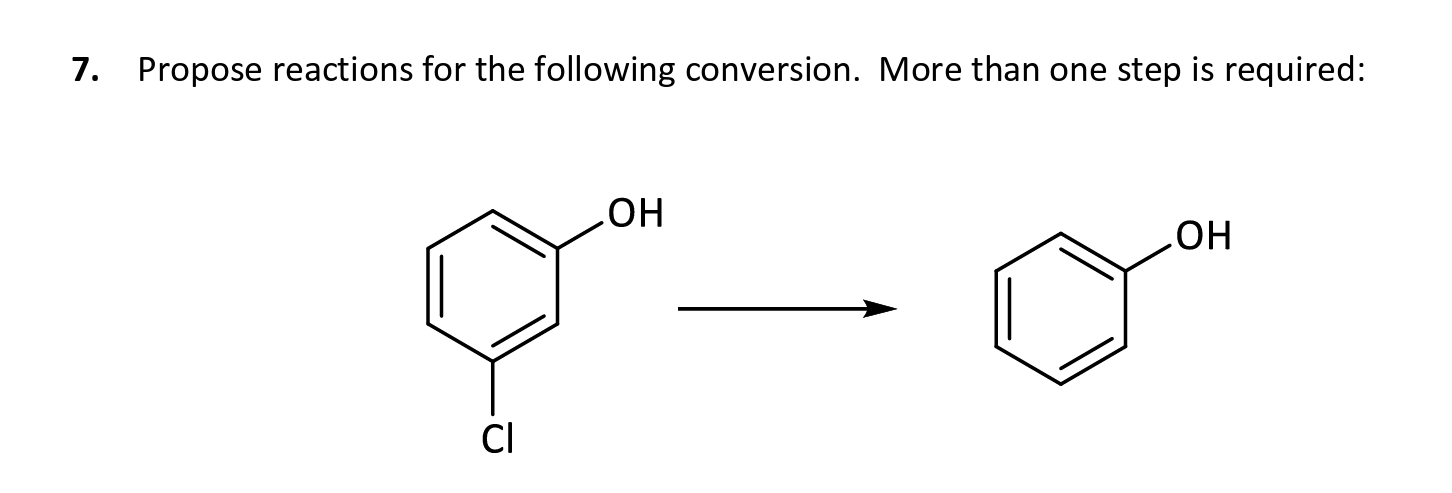 Solved Propose reactions for the following conversion. More | Chegg.com