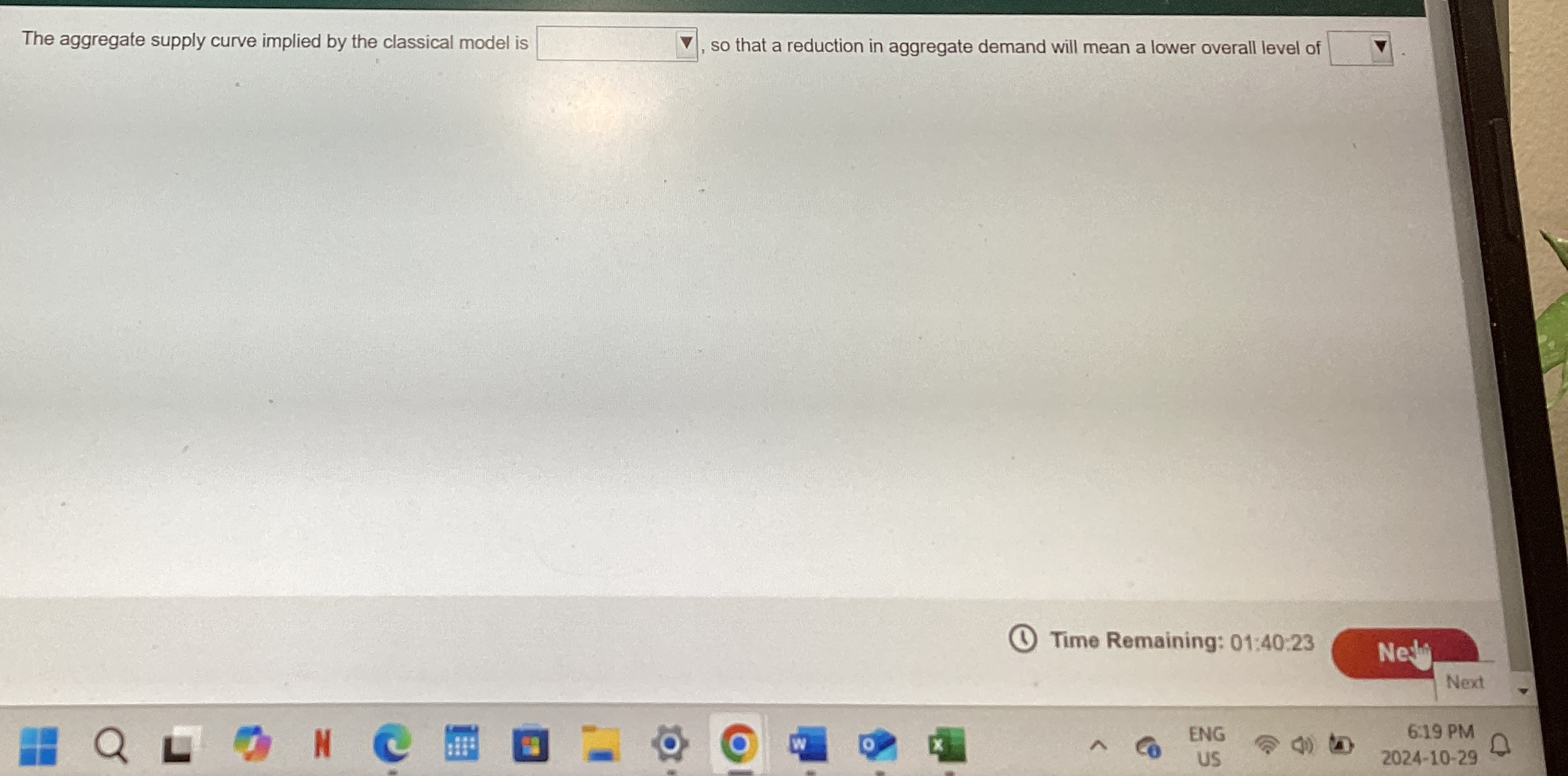 Solved The aggregate supply curve implied by the classical | Chegg.com