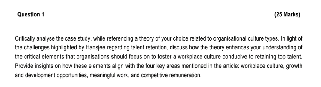 Solved Question 1(25 ﻿Marks)Critically analyse the case | Chegg.com