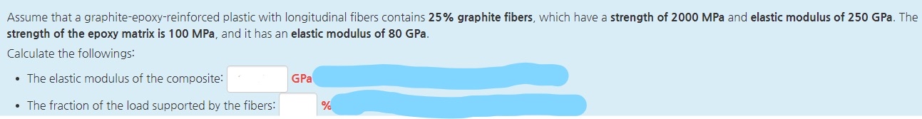 Solved Assume that a graphite-epoxy-reinforced plastic with | Chegg.com