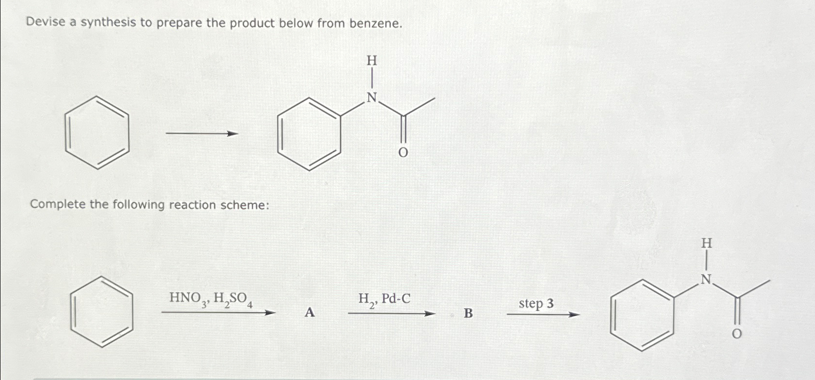 Solved Devise a synthesis to prepare the product below from | Chegg.com