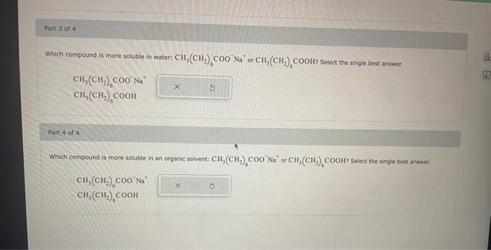 Solved Consider the following compounds and answer the | Chegg.com