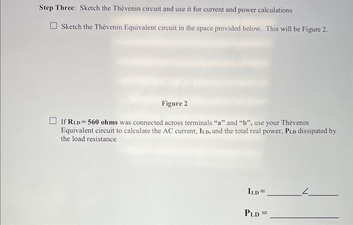 Solved For the AC series/parallel circuit in Figure 1, | Chegg.com