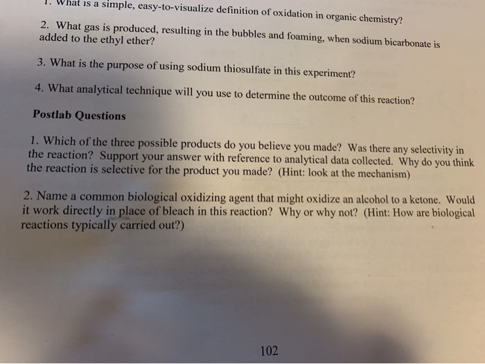 Solved post question two. the title of the lab is "An | Chegg.com