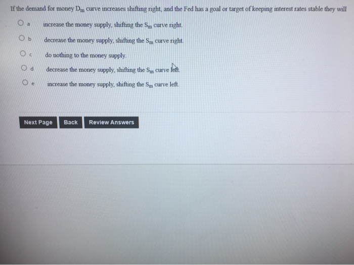 Solved For interest rates to remain stable during economic | Chegg.com