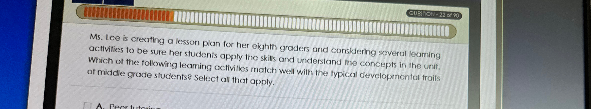 Solved activities to be sure her students apply the skills | Chegg.com