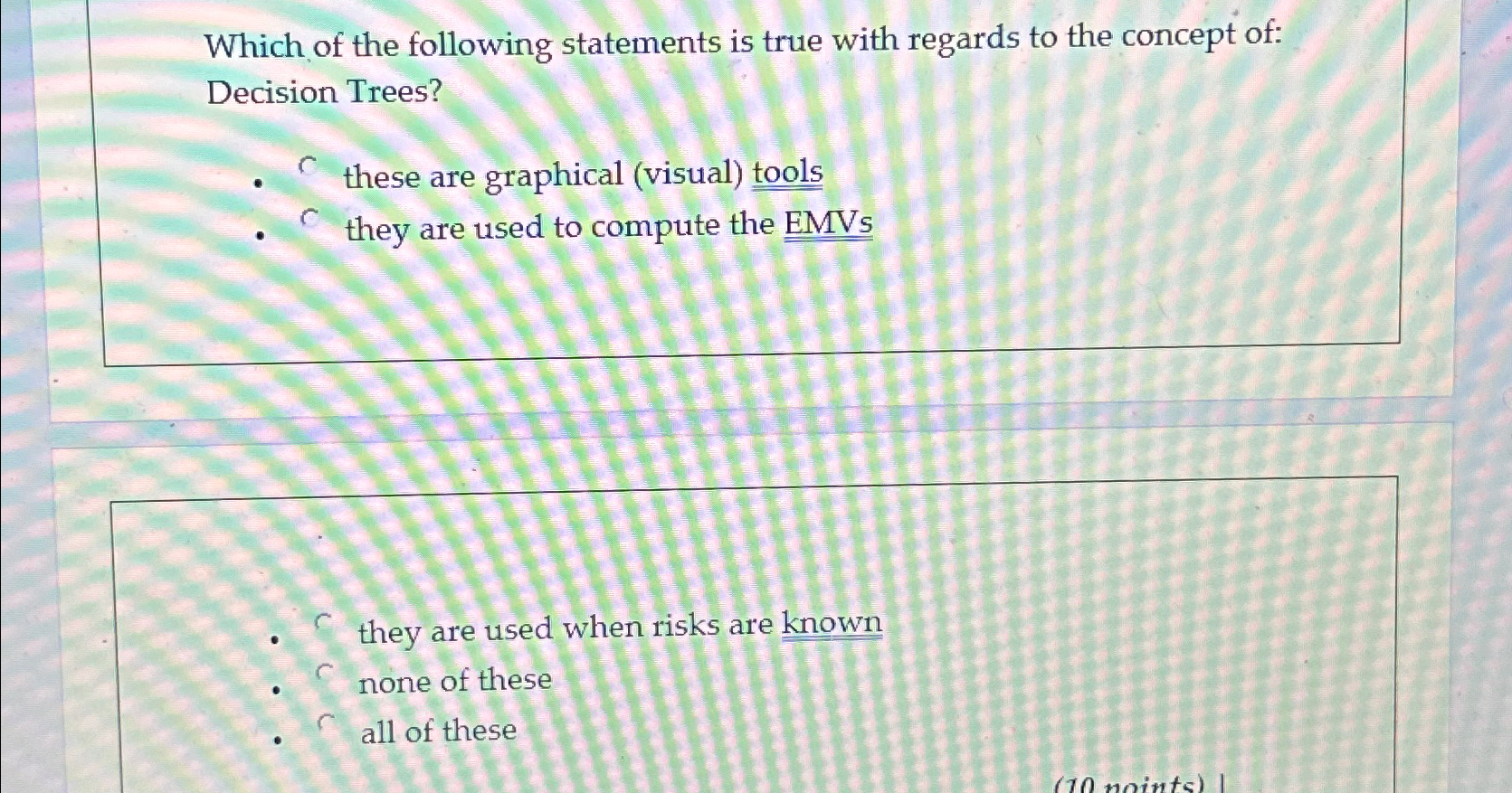 Solved Which of the following statements is true with | Chegg.com