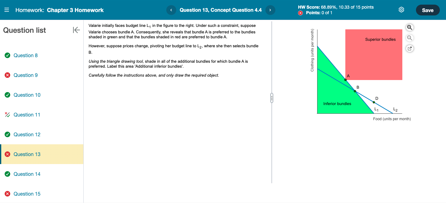 Solved Homework: Chapter 3 ﻿HomeworkQuestion 13, ﻿Concept | Chegg.com