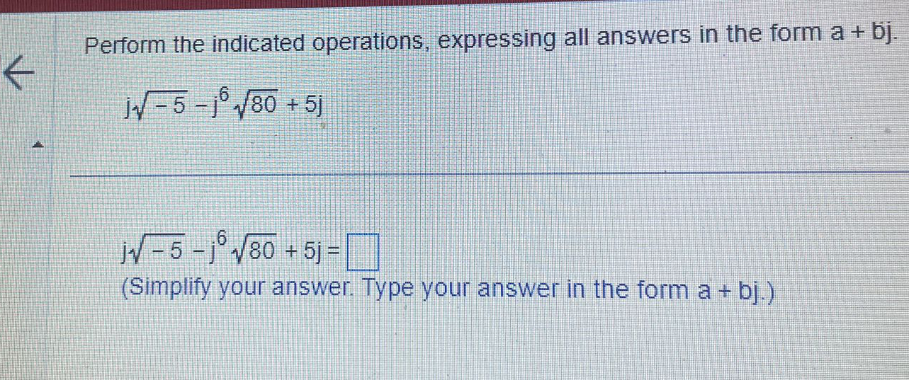 Solved Perform the indicated operations, expressing all | Chegg.com