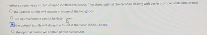Solved Perfect complements imply L-shaped indifference | Chegg.com