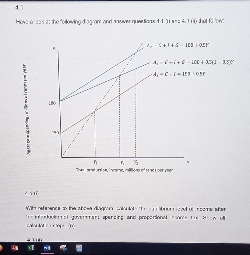 Solved with reference to the above diagram calculate the | Chegg.com