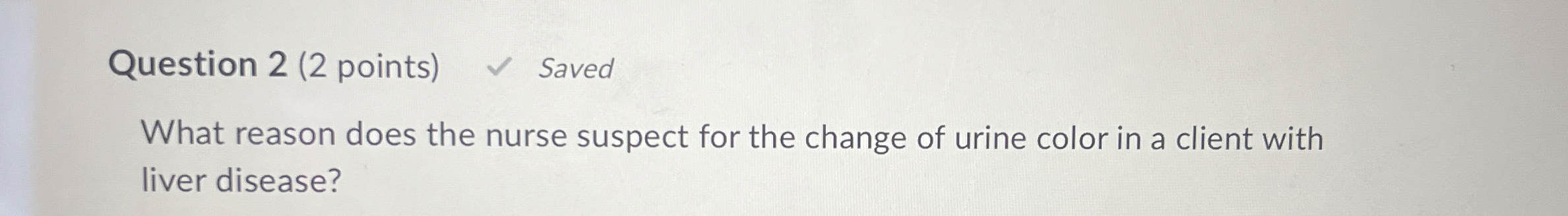 Solved Question 2 (2 points) SavedWhat reason does the | Chegg.com Solved Question 2 (2 points) SavedWhat reason does the | Chegg.com