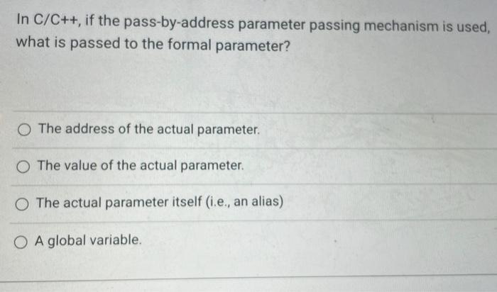 Solved When is a destructor in C++ called? Select all that | Chegg.com