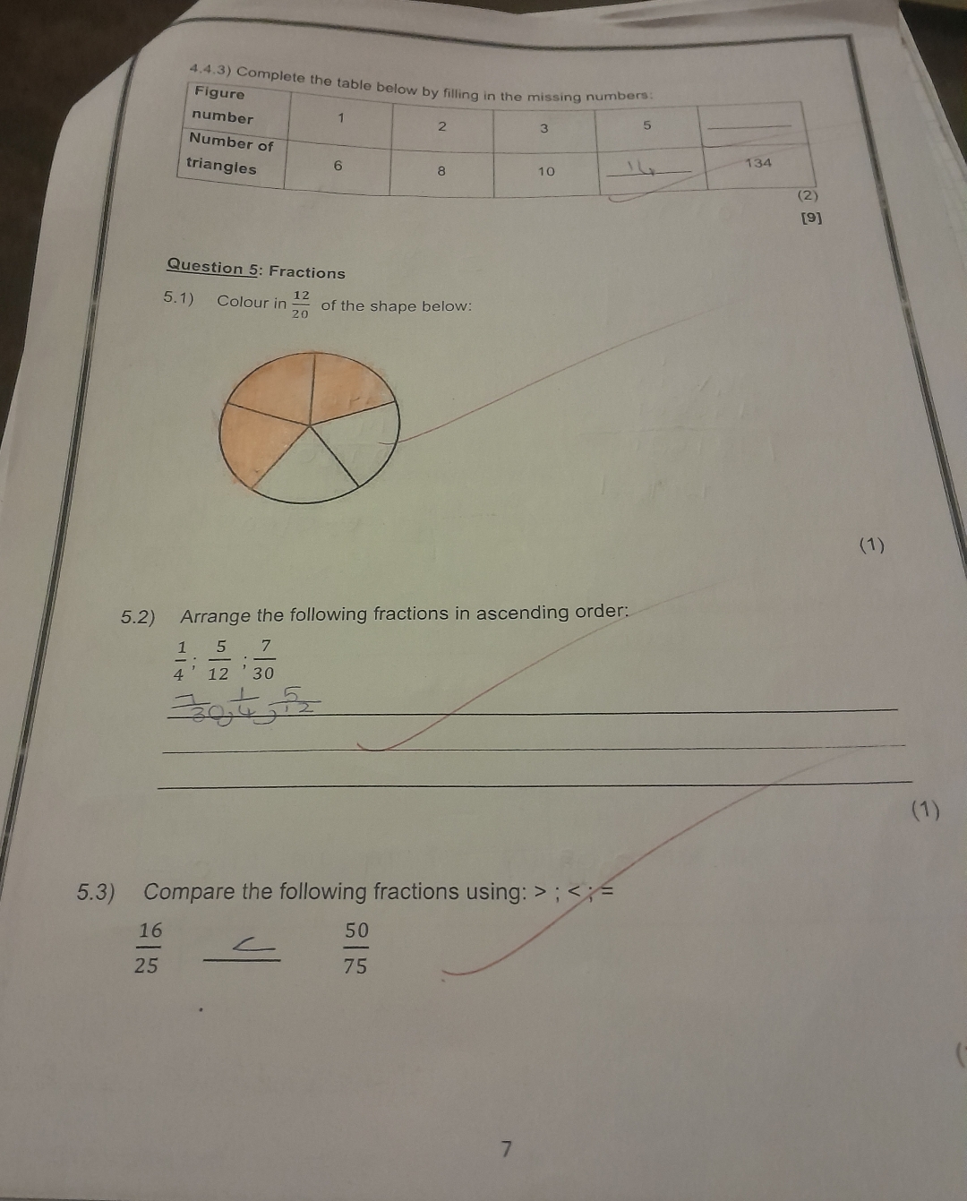 Solved 4.4.3) ﻿Complete the table below by filling in the | Chegg.com
