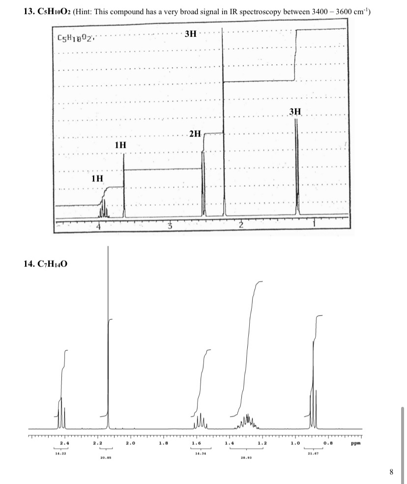 Draw the structure for each one!13.C5H10O2 (Hint: | Chegg.com
