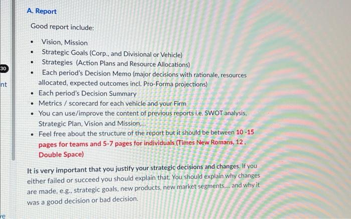 Solved My mission failed and this report is about stratsim | Chegg.com