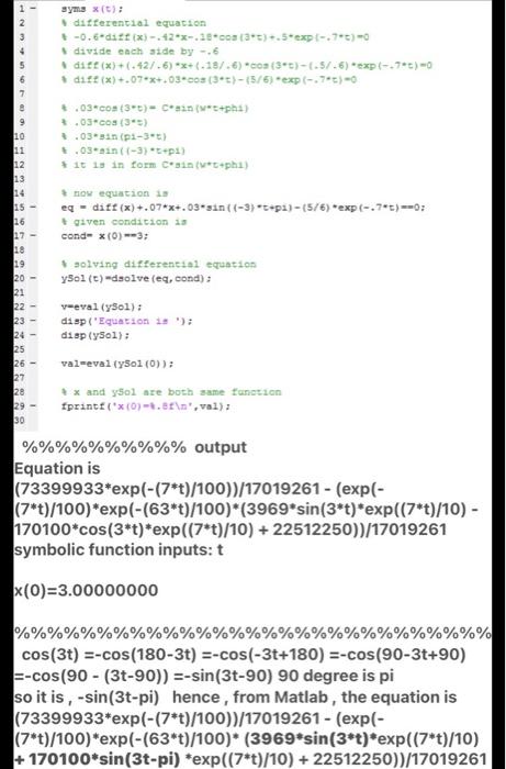 Solved Solve the following IVP DiffEQ -0.6 % - 0.42 x = 0.18 | Chegg.com
