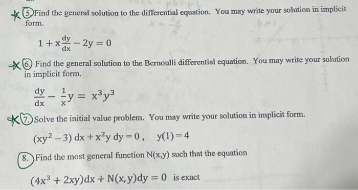 Solved 2. Use implicit differentiation to determine whether | Chegg.com