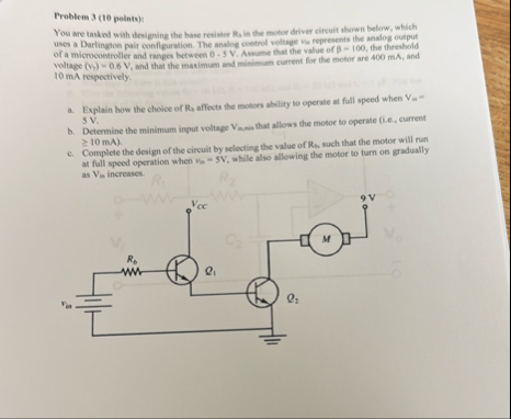 Problem 3 ( 10 ﻿polnts):You are tasked with dealgaing | Chegg.com