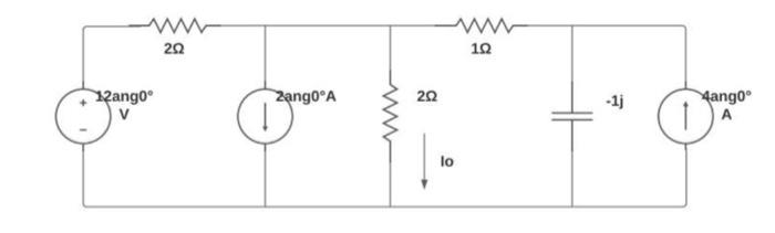 Solved Encuentre Io en el circuito de la siguiente figura | Chegg.com