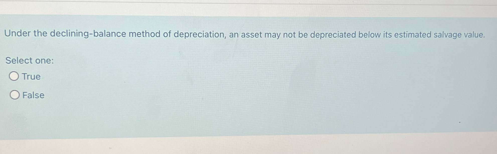 Solved Under the declining-balance method of depreciation, | Chegg.com