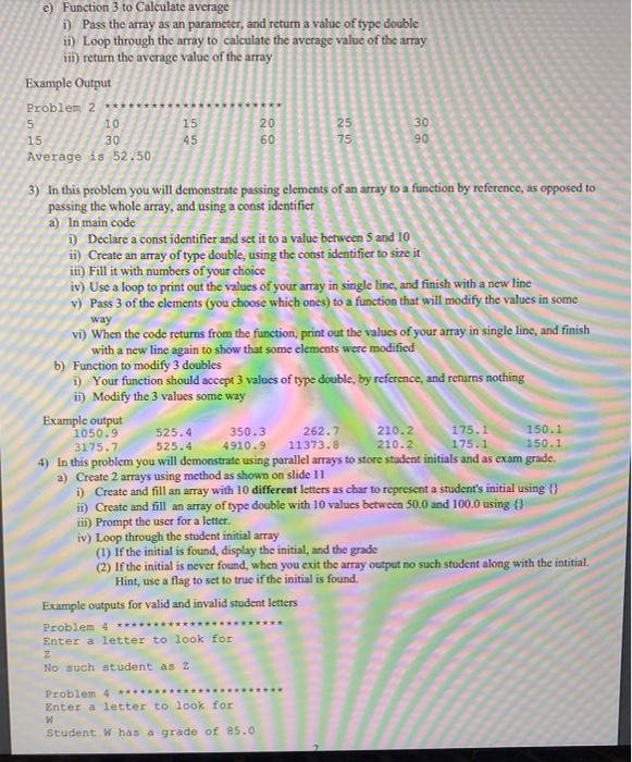Solved . . Objectives Implement functions, using pass | Chegg.com