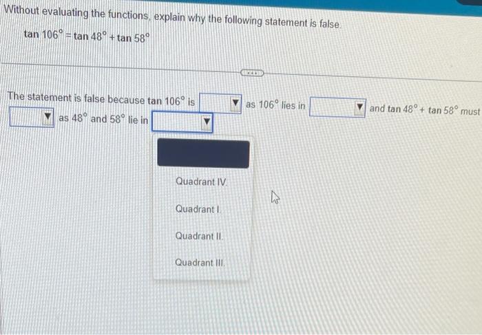 Solved first and third drop down are positive or negative. | Chegg.com
