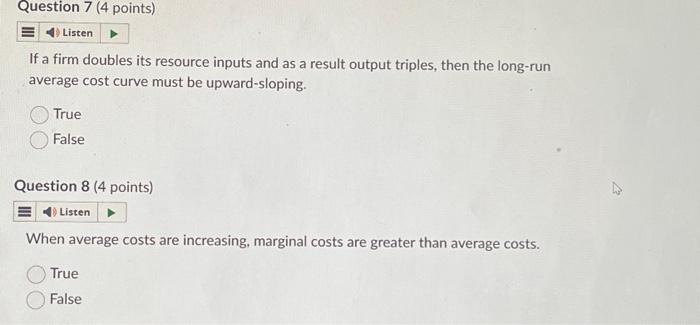 If a firm doubles its resource inputs and as a result | Chegg.com