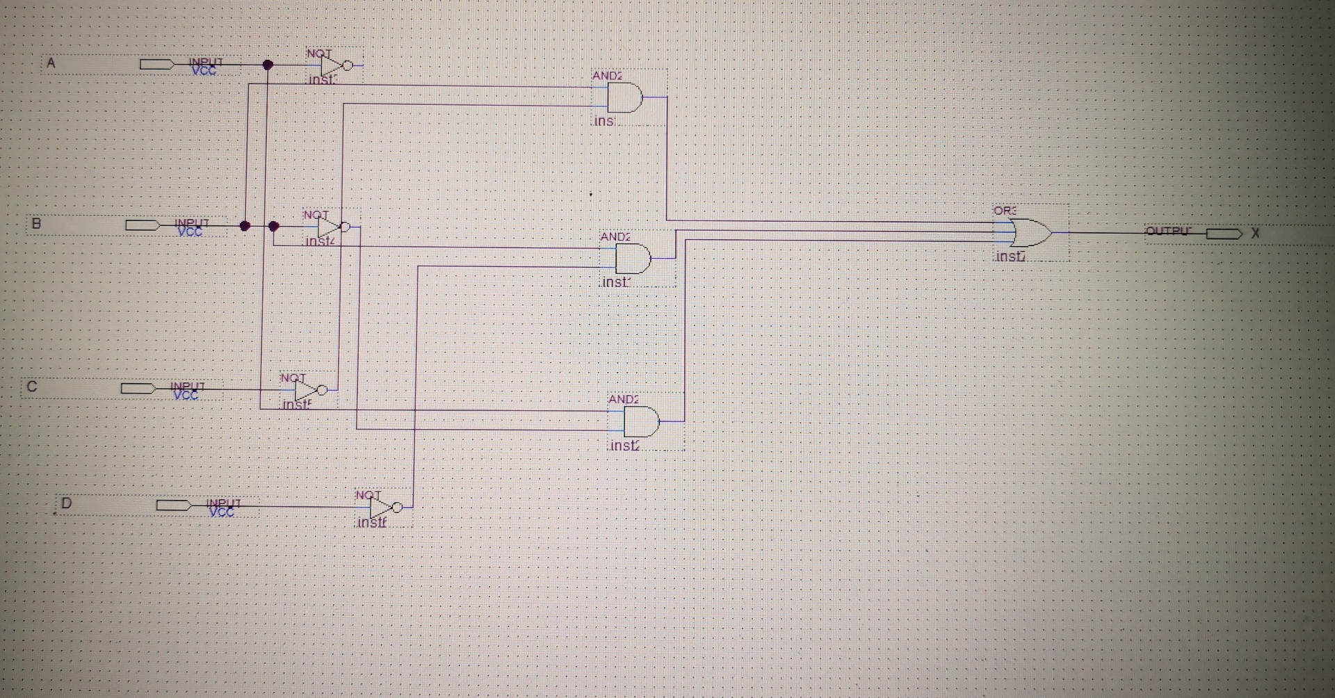 Solved change this And or gate to nand nand gate. draw and | Chegg.com