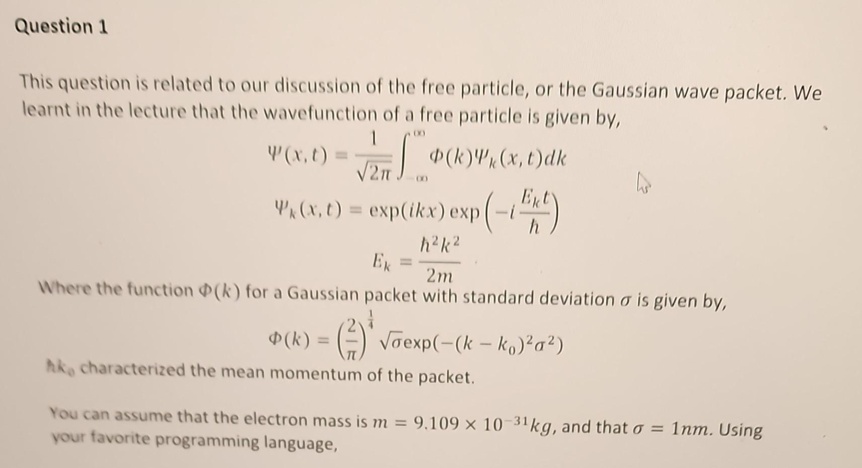 Solved This question is related to our discussion of the | Chegg.com