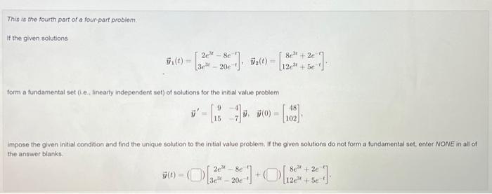 Solved This is the fourth part of a four-part problem. If | Chegg.com
