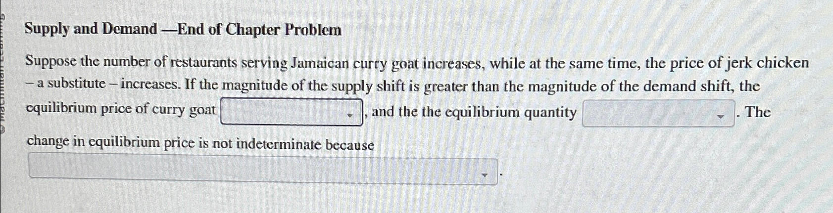 Solved Supply and Demand - ﻿End of Chapter ProblemSuppose | Chegg.com