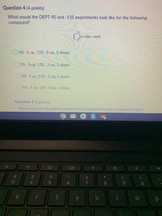 Solved what would the dept-90 and -135 experiments look like | Chegg.com