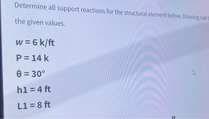Solved Determine all support reactions for the structural | Chegg.com