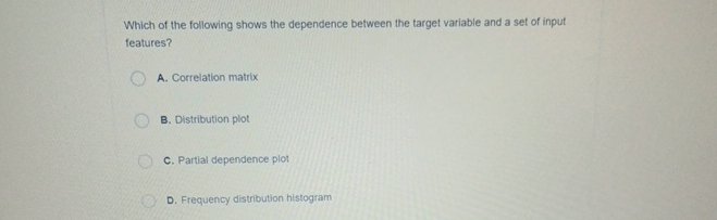 Solved Which of the following shows the dependence between | Chegg.com