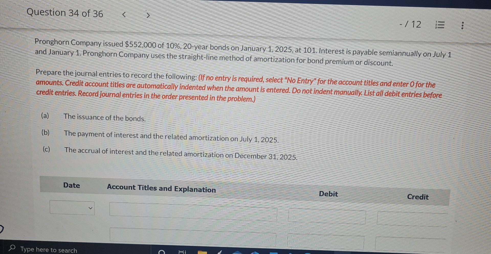 Solved Pronghorn Company issued $552,000 of 10%,20-year | Chegg.com