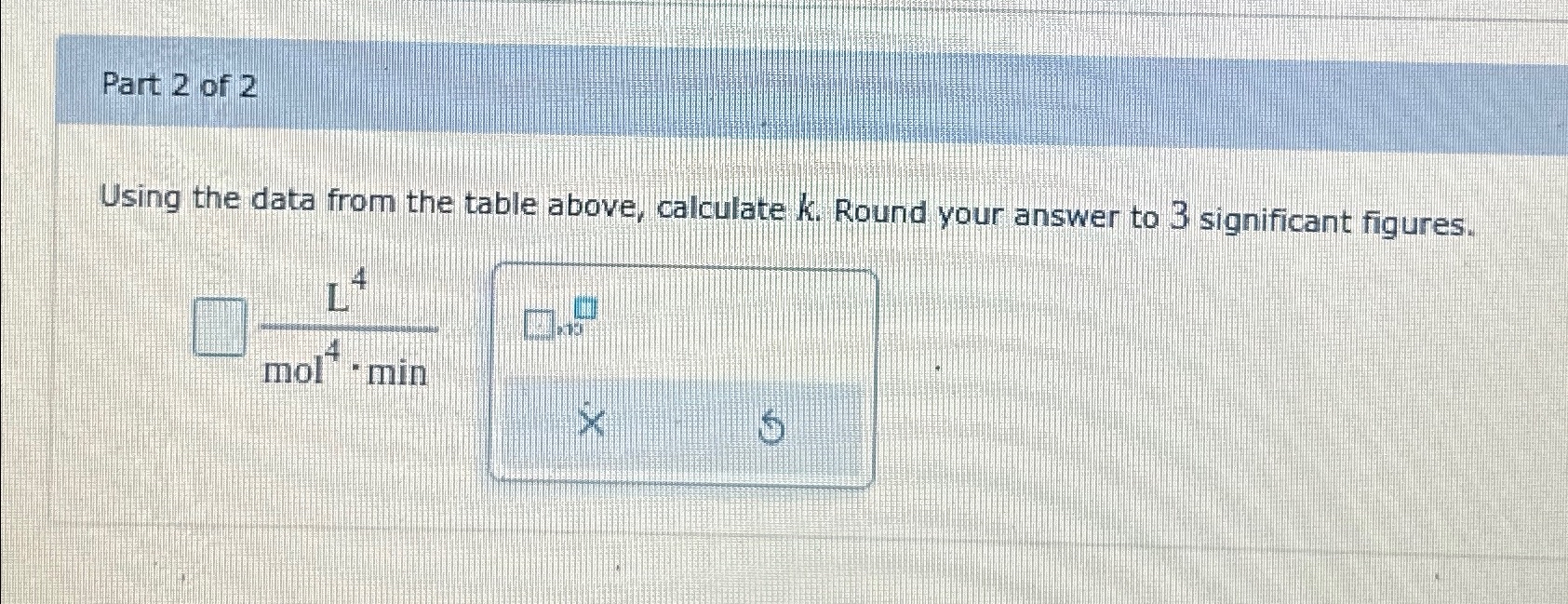 The following data were obtained at constant | Chegg.com