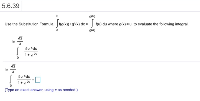 Solved Definite integral from 0 to ln {sqrt}3/3 : | Chegg.com