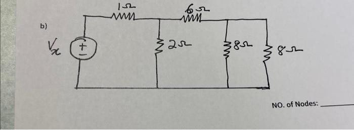 Solved Identify the number of nodes in each circuit below | Chegg.com