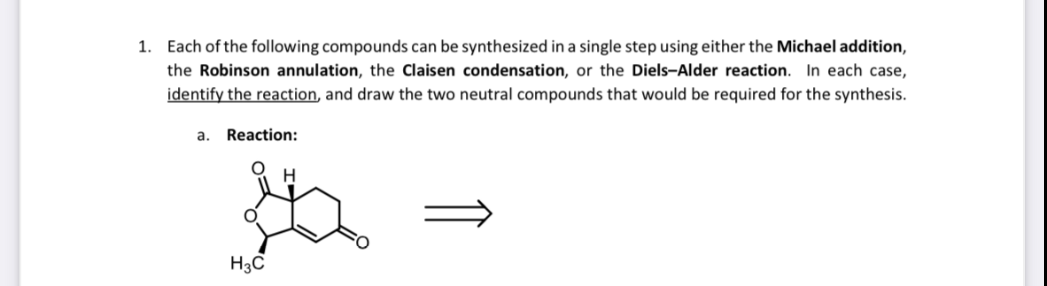 Solved DRAW IT!Each of the following compounds can be | Chegg.com